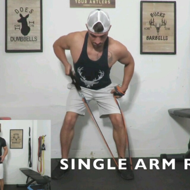 Tube Band Single Arm Row by Frank Roodenburg - Exercise How-to - Skimble