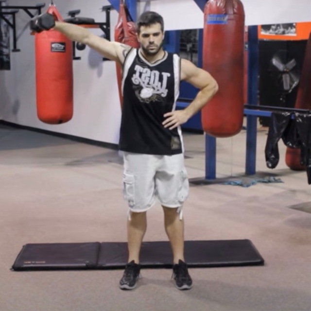 One Arm 1-1/2 Lateral Raise (R) by Ömer Köseoğlu - Exercise How-to ...