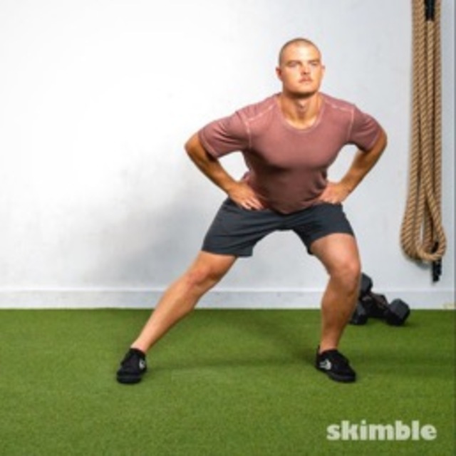Left Lateral Lunge Pose by Jataesha C. - Exercise How-to - Skimble