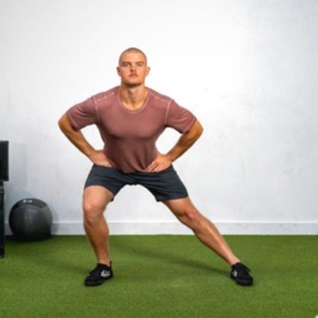 Right Lateral Lunge Pose by Jataesha C. - Exercise How-to - Skimble