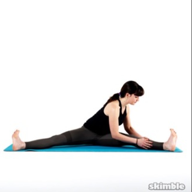 Left Wide Leg Stretch by Jataesha C. - Exercise How-to - Skimble