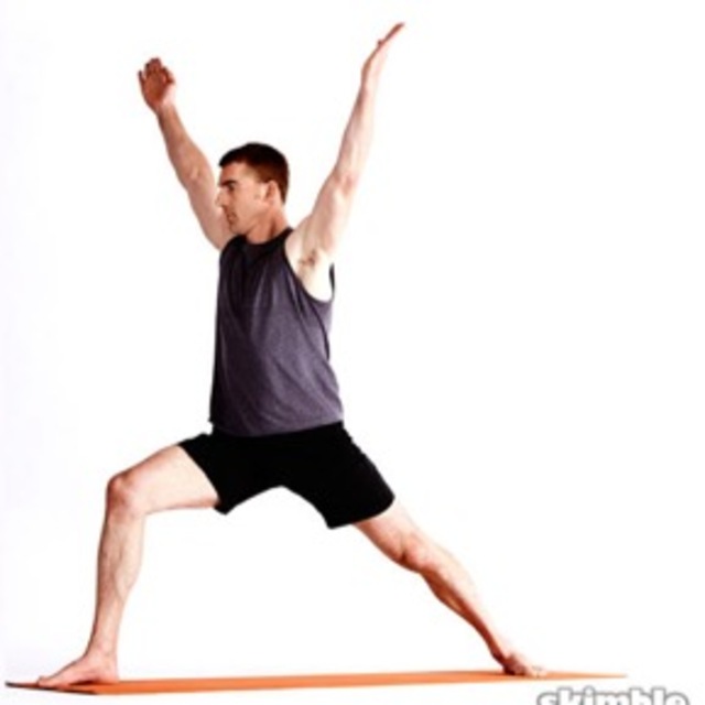 Right Warrior 1 Pose by Jataesha C. - Exercise How-to - Skimble