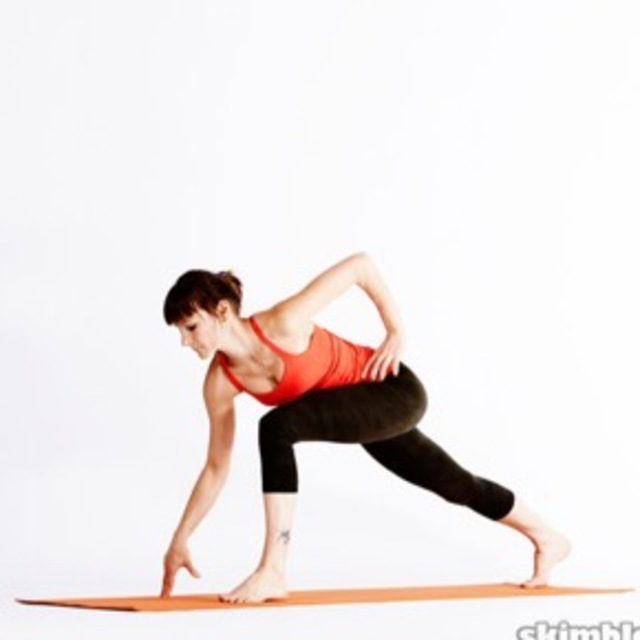 Left Revolved Half Moon Pose by Jataesha C. - Exercise How-to - Skimble