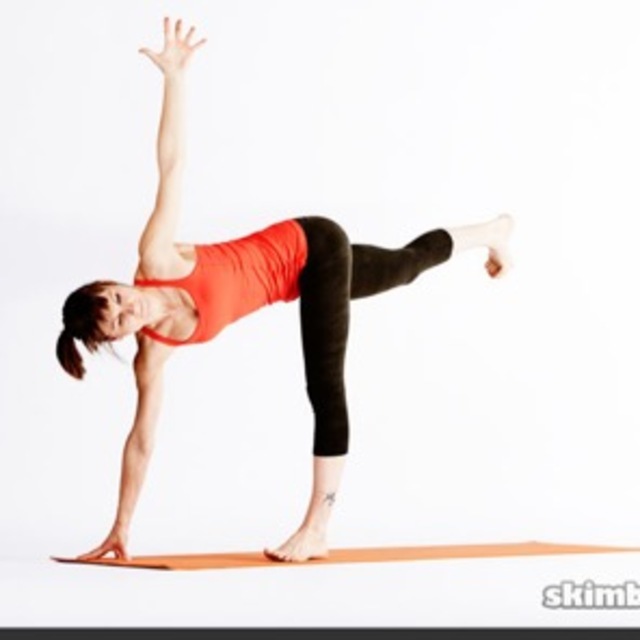 Left Revolved Half Moon Pose by Jataesha C. - Exercise How-to - Skimble
