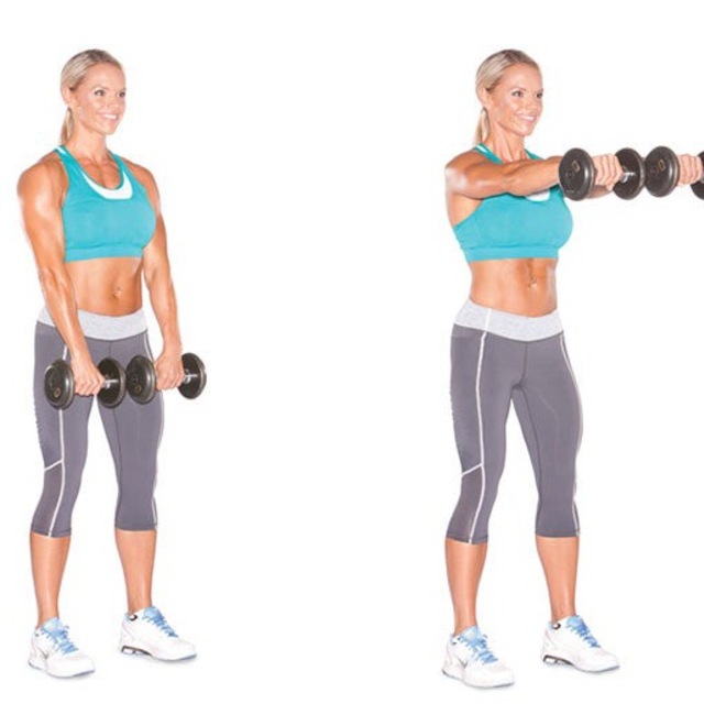 Squat Front Raise by Martin Gilbert - Exercise How-to - Skimble