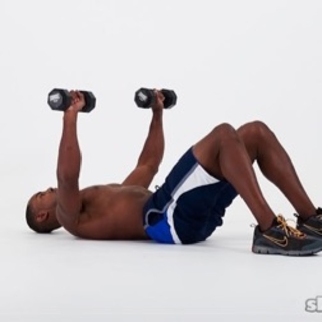 Supine Chest Press by Jataesha C. - Exercise How-to - Skimble