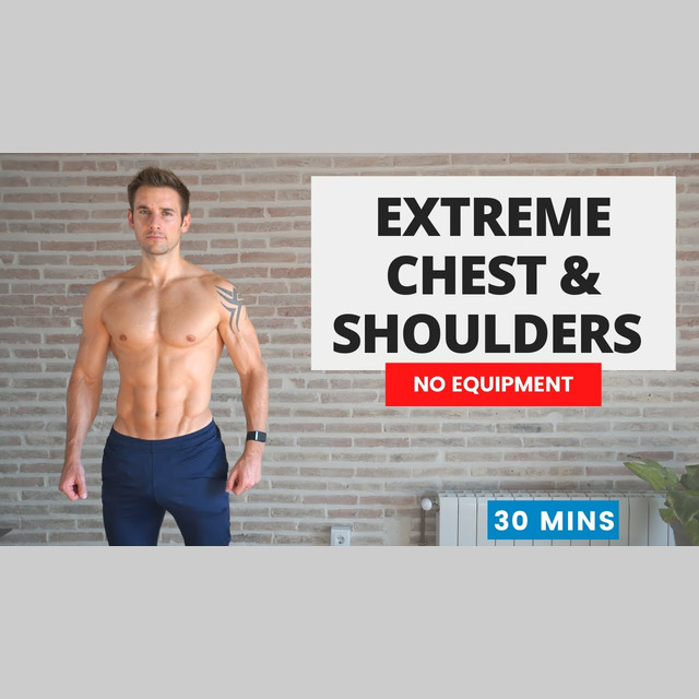 EXTREME CHEST, SHOULDERS, TRICEPS (Push Workout) | Build Muscle | 30 ...