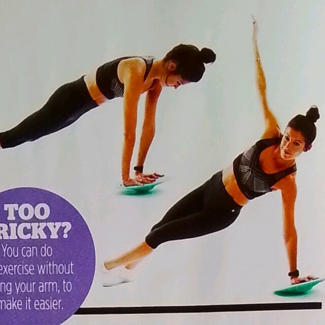 Kick Sits on balance board by Karen L. - Exercise How-to - Skimble