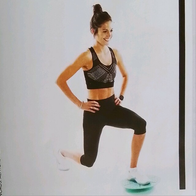 Reverse Lunge on Balance Board by Karen L. - Exercise How-to - Skimble