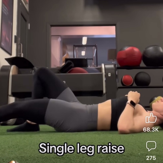 Right Single Leg Raises by Jataesha C. - Exercise How-to - Skimble