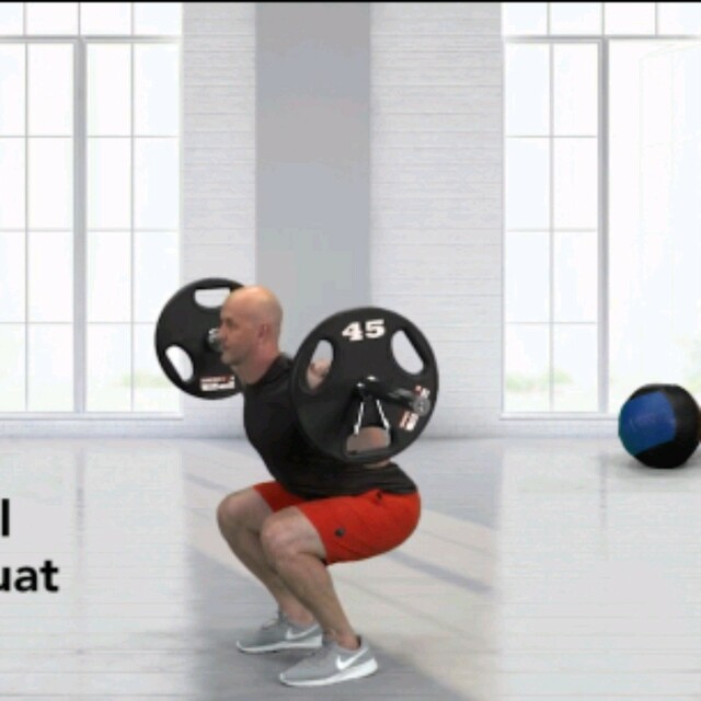 Barbell back squat by Francisco Perez - Ejercicio Cómo hacerlo - Skimble