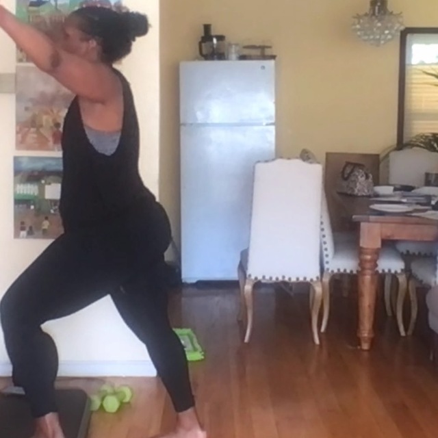 Leg Step Ups With Back Push Ins by Jataesha C. - Exercise How-to - Skimble