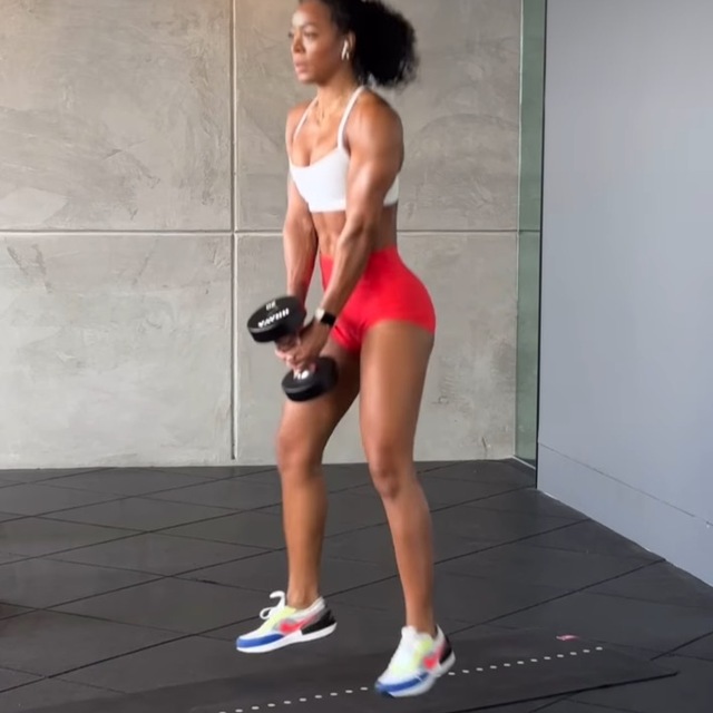 Weighted Squat Tap Jumps by Deanna B. - Exercise How-to - Skimble
