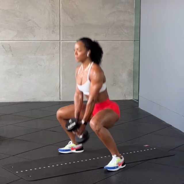 Weighted Squat Tap Jumps by Deanna B. - Exercise How-to - Skimble