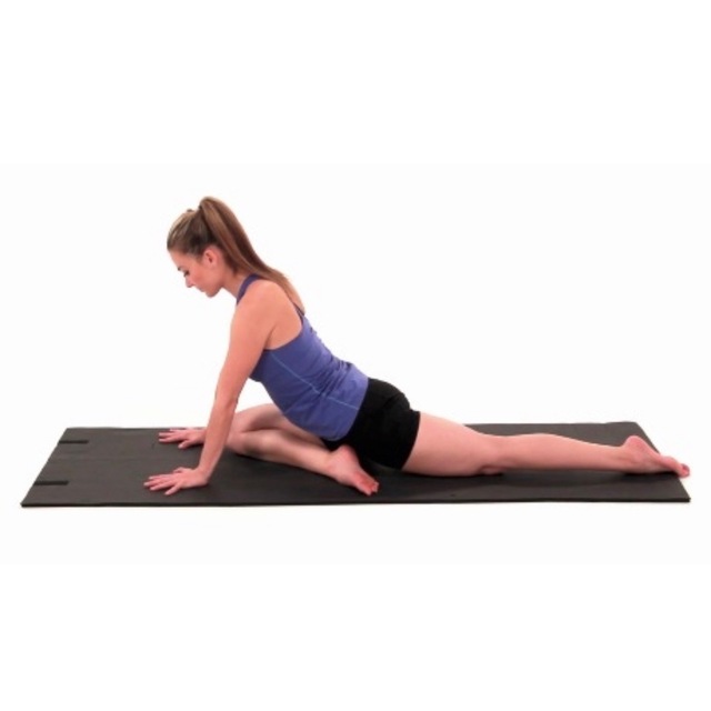 Right Pigeon Pose by Jason Footman - Exercise How-to - Skimble