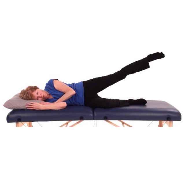 Left Sidelying Hip Abduction by Jason Footman - Exercise How-to - Skimble