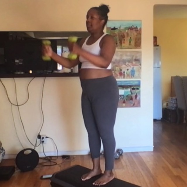 Step Ups With High and Low Flaps by Jataesha C. - Exercise How-to - Skimble