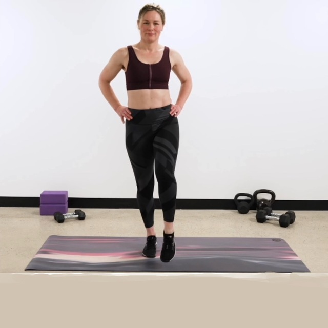 One Leg Balance Foot Roll (L) by Ömer Köseoğlu - Exercise How-to - Skimble