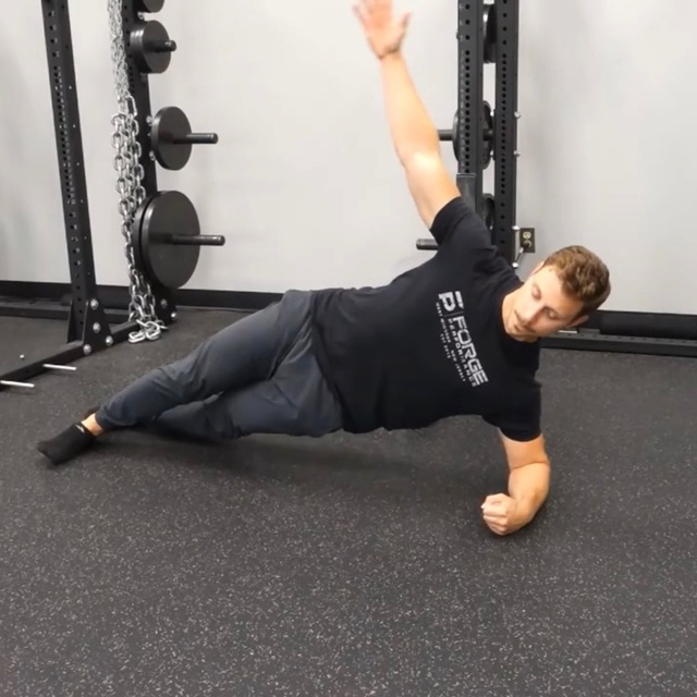 2-2-2-2 Left Side Plank Reach-Throughs by Brian Fallon - Exercise How ...