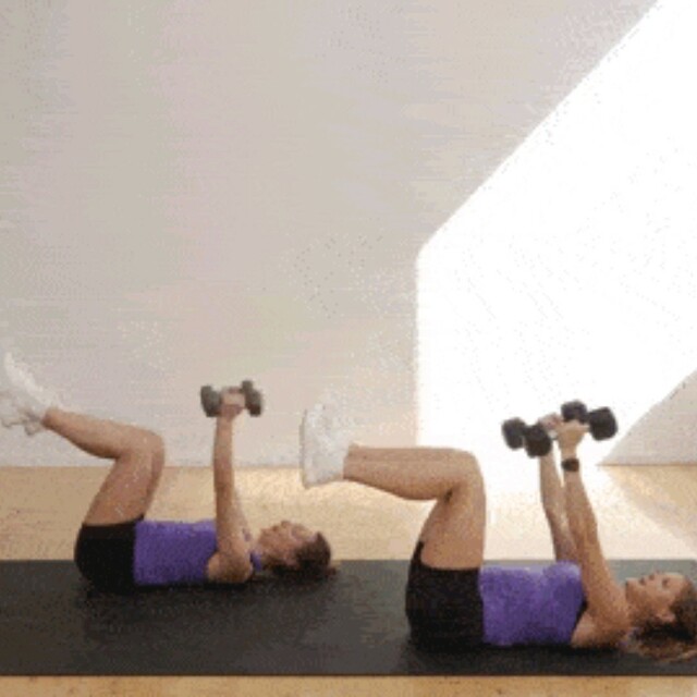 Weighted Deadbugs by Steph Emma - Exercise How-to - Skimble