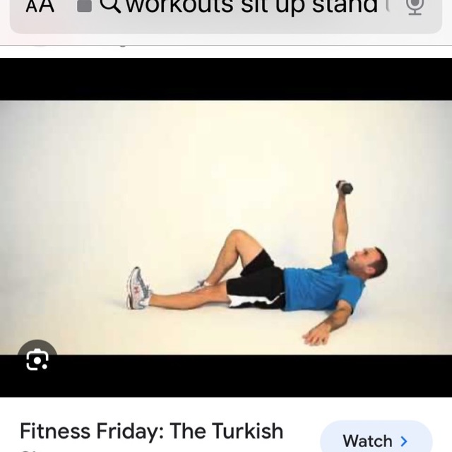 Turkish Get Ups Bend Right Leg Sit Up Stand Up by Melissa L. - Exercise ...