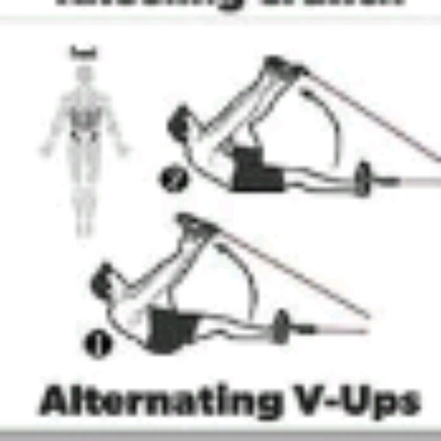 Banded Alternating V-Ups by Angel Ehrlich - Exercise How-to - Skimble