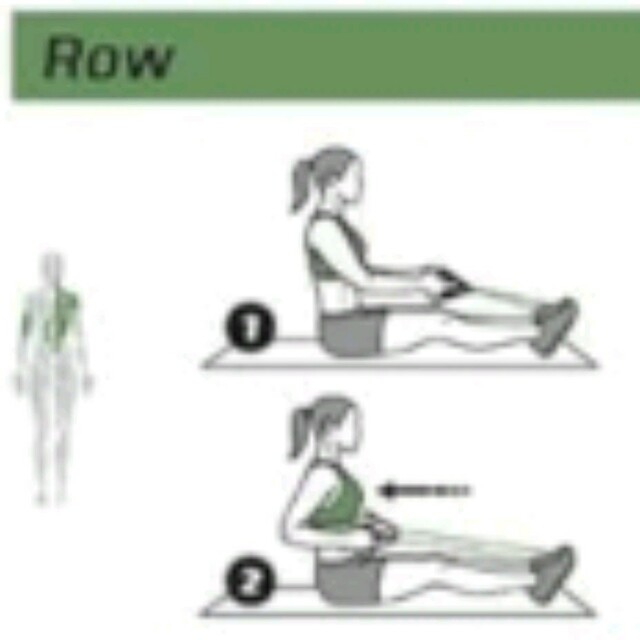 Banded Seated Row by Angel Ehrlich - Exercise How-to - Skimble