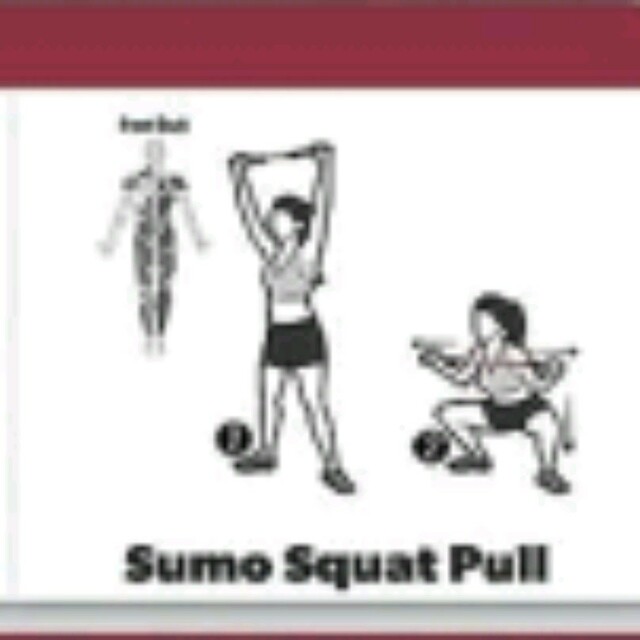 Banded Sumo Squat Pull by Angel Ehrlich - Exercise How-to - Skimble