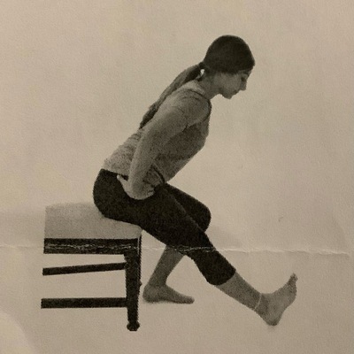 Seated Right Hamstring Stretch by Julie S. - Exercise How-to - Skimble