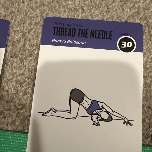 Thread The Needle Card by Bria Bri - Exercise How-to - Skimble