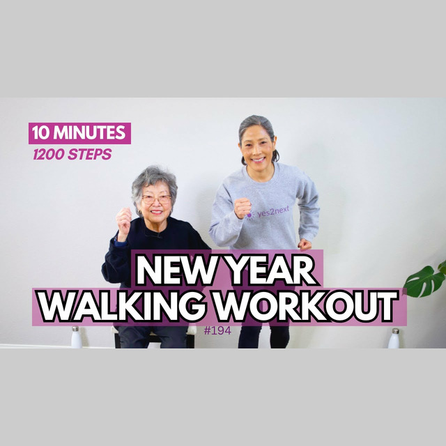 10 Minute Walking Workout for Seniors (Beginner Friendly) | Gentle Walk - Free Full Body Workout ...