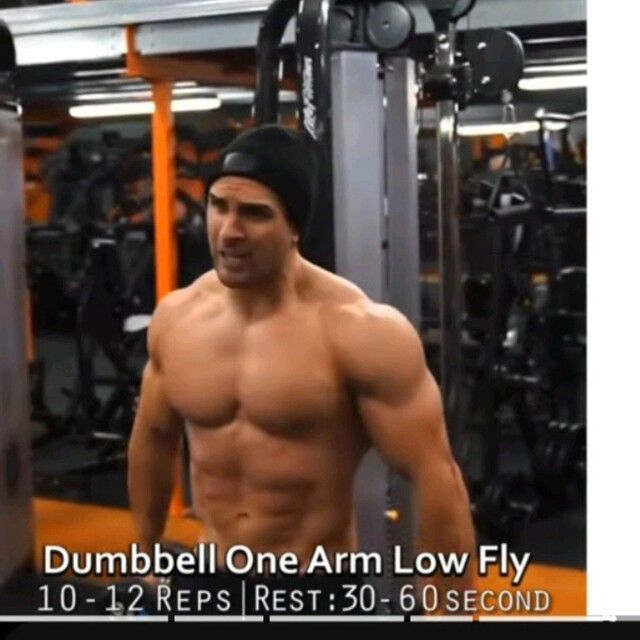 One Arm Low Flys by Isreal E. - Exercise How-to - Skimble