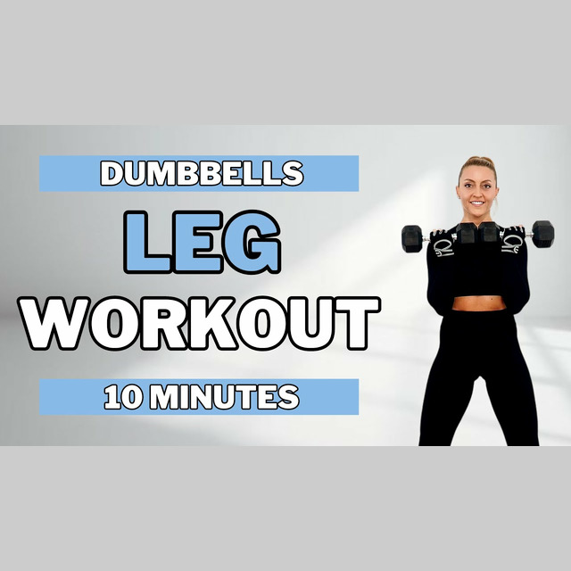 🔥10 MIN INTENSE LEAN LEGS WORKOUT | With Dumbbells🔥All Standing Lower ...