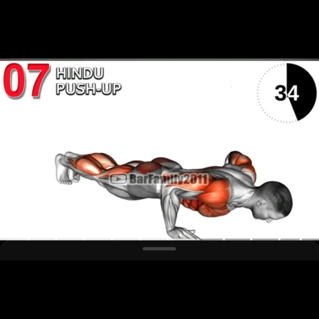 Hindu Push Up by Isreal E. - Exercise How-to - Skimble