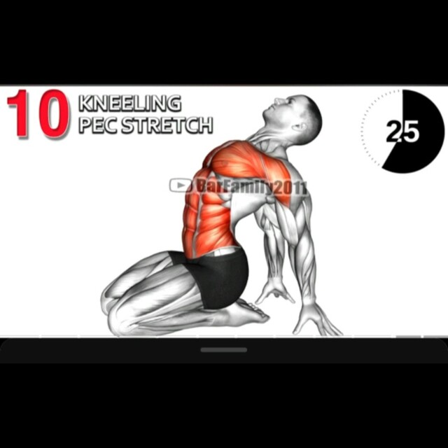 Kneeling Pbc Stretch by Isreal E. - Exercise How-to - Skimble