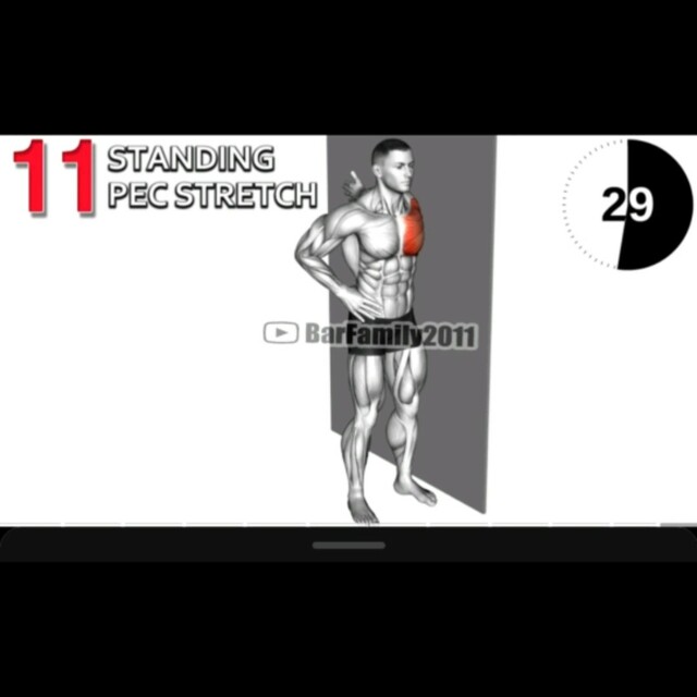 Standing Pec Stratch by Isreal E. - Exercise How-to - Skimble