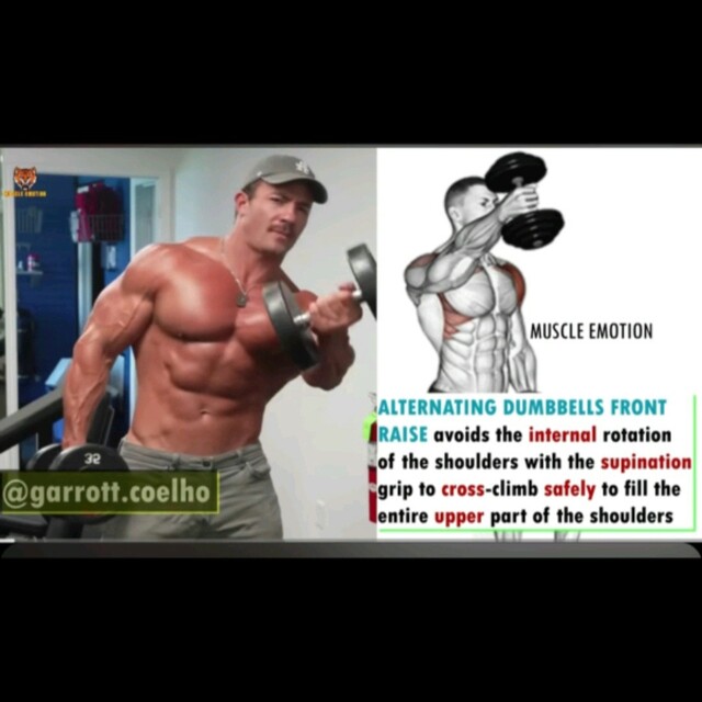 Front Raise Alternating by Isreal E. - Exercise How-to - Skimble