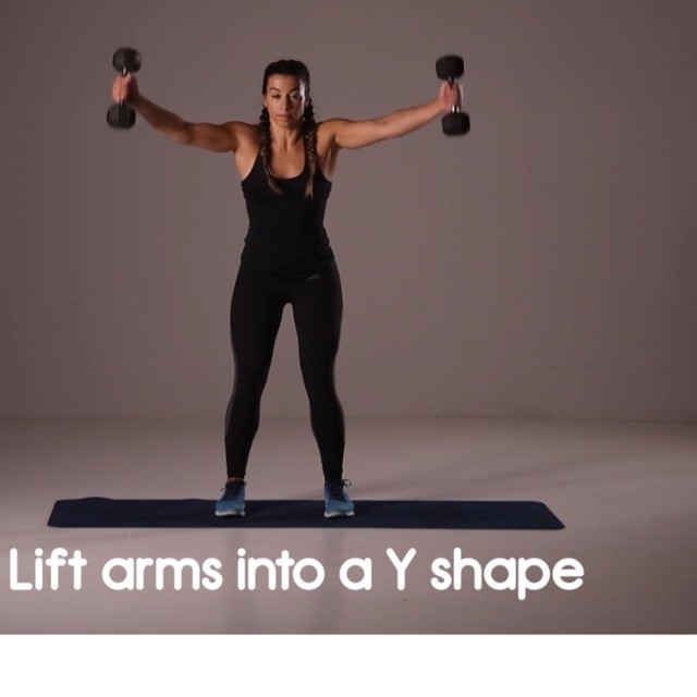 Y Raise by Stacey S. - Exercise How-to - Skimble Workout Trainer