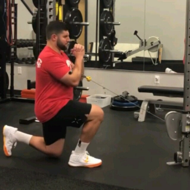 Cable Zercher split Squats by 𝔻𝕖𝕤𝕖𝕣𝕥 𝔽𝕠𝕩🦊 🌟 - Exercise How-to - Skimble
