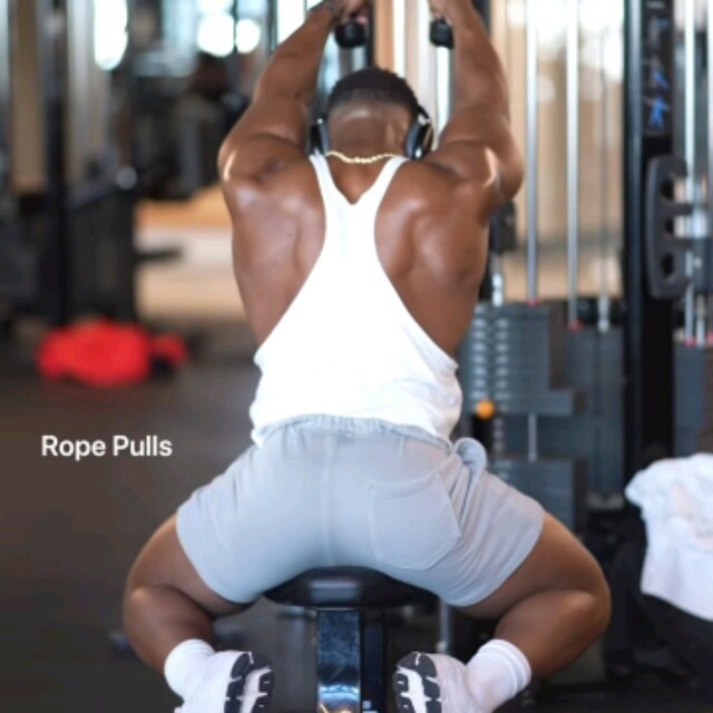Rope Lat Pulldown by Martel Berry - Exercise How-to - Skimble