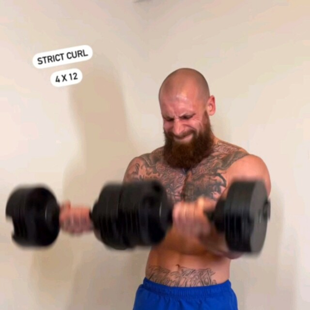 Strict Curls by Kc H. - Exercise How-to - Skimble Workout Trainer