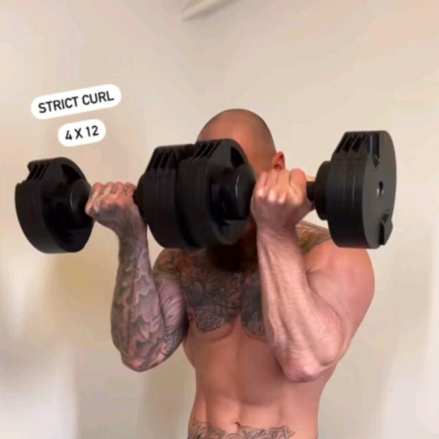 Strict Curls by Kc H. - Exercise How-to - Skimble Workout Trainer