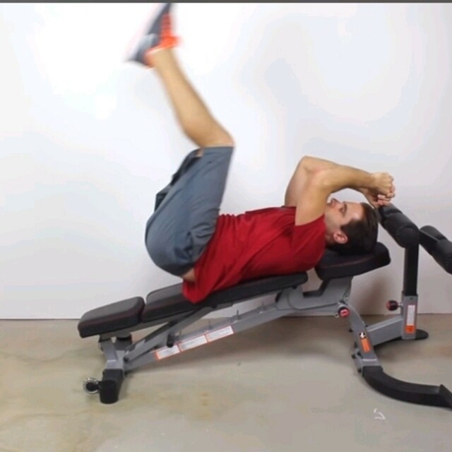 Incline Reverse Crunch by Kc H. - Exercise How-to - Skimble