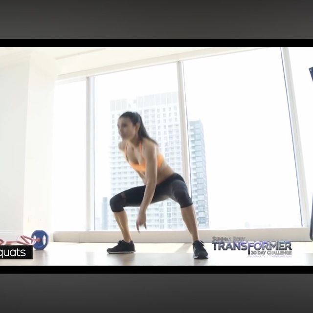 Touchdown Squats by Melissa Leng - Exercise How-to - Skimble
