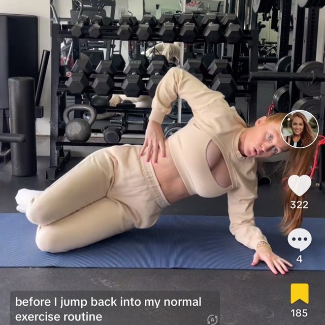 Modified Side Plank Clam Shells by Miss M. - Exercise How-to - Skimble