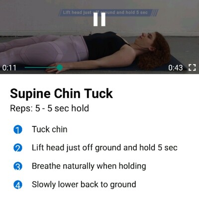 Neck Rotation And Retraction by Eo 4wellness - Exercise How-to - Skimble