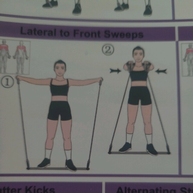 Band Bar Lateral Front Sweep por Austen Little - Ejercicio Cómo hacerlo ...