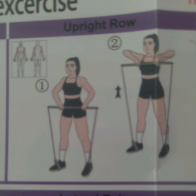 Band Bar Upright Row by Austen Little - Exercise How-to - Skimble