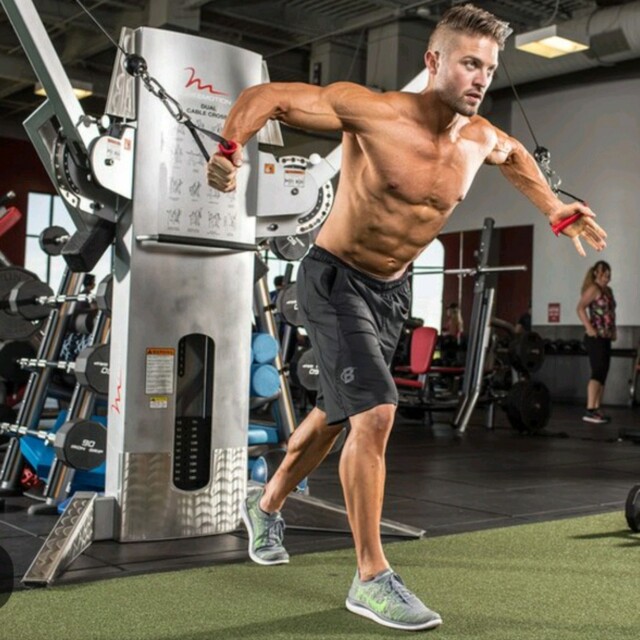 .High Cable Crossover by 𝔻𝕖𝕤𝕖𝕣𝕥 𝔽𝕠𝕩🦊 🌟 - Exercise How-to - Skimble