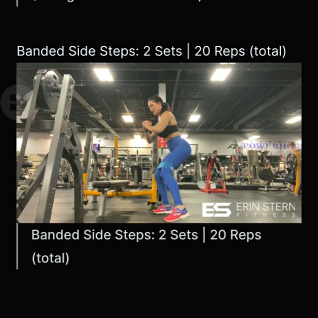 Banded Side Steps: 2 Sets | 20 Reps (total by Corporal K. - Exercise ...